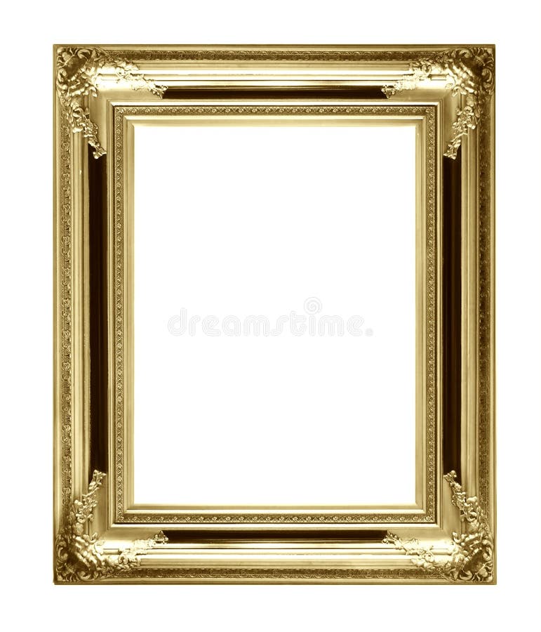 Old golden frame stock photo. Image of golden, design - 22916116