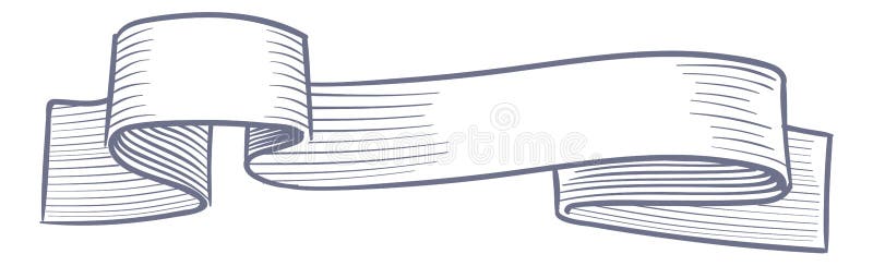 Double Ribbon Banner Template