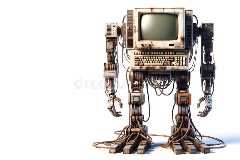 Retro Robots: a Blend of Vintage Technology and Futuristic AI- AI ...