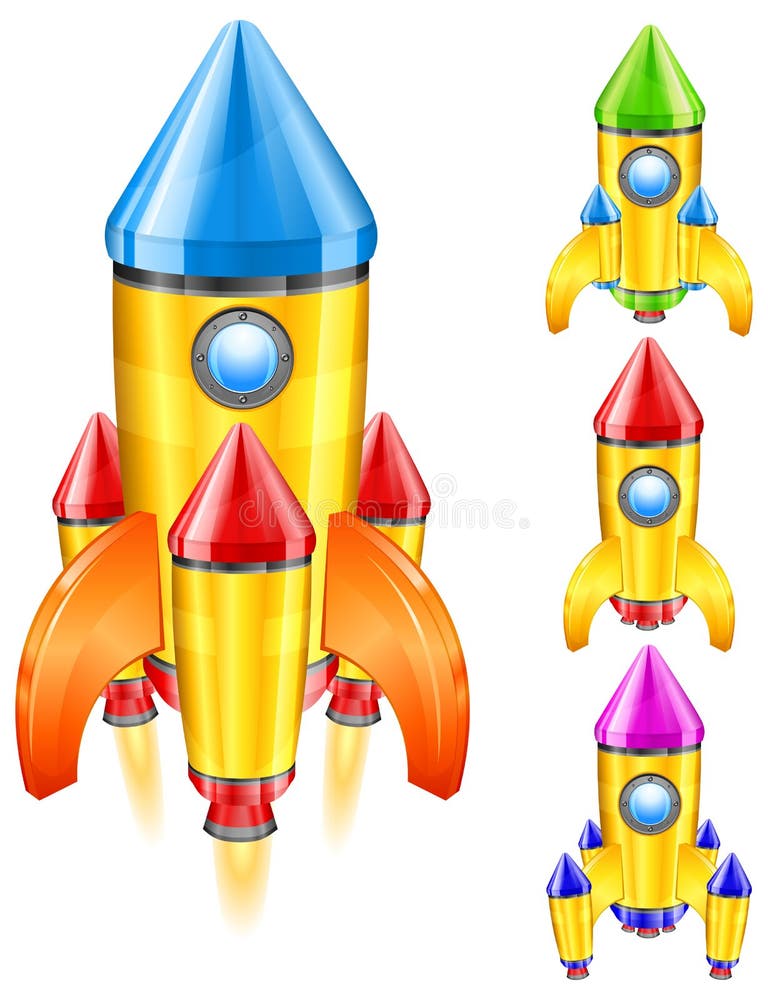 Retro Rocket Ship Stock Illustrations – 16,106 Retro Rocket Ship Stock ...