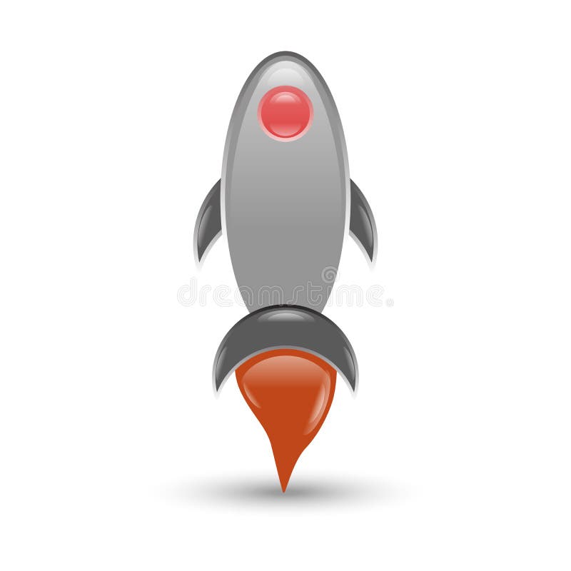 Retro Rocket illustration stock vector. Illustration of vector - 77527746