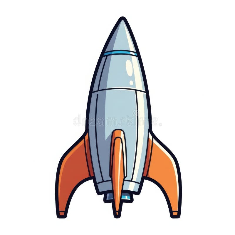 Cartoonish Rocket Ship Stock Illustrations – 238 Cartoonish Rocket Ship ...