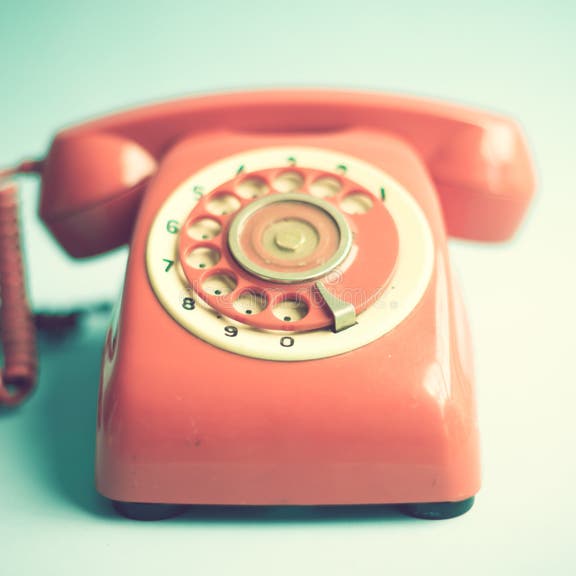 Retro Rode Telefoon stock foto. Image of koord, klassiek - 30746982