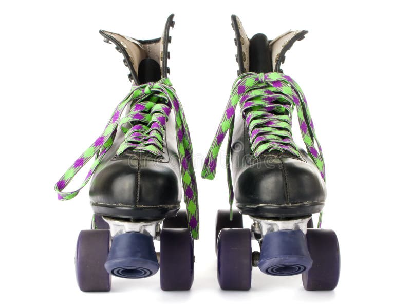 Retro roller skates stock image. Image of rollerskate - 5754805