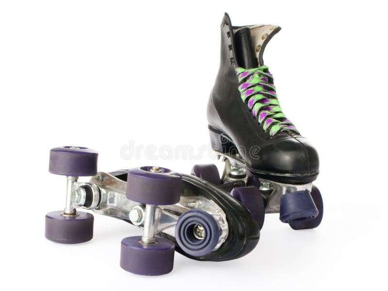 Retro roller skates stock image. Image of rollerskate - 5754805