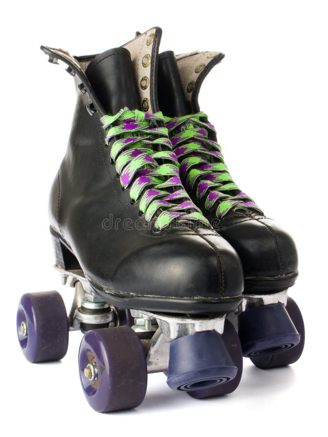 Retro roller skates stock image. Image of rollerskate - 5754805