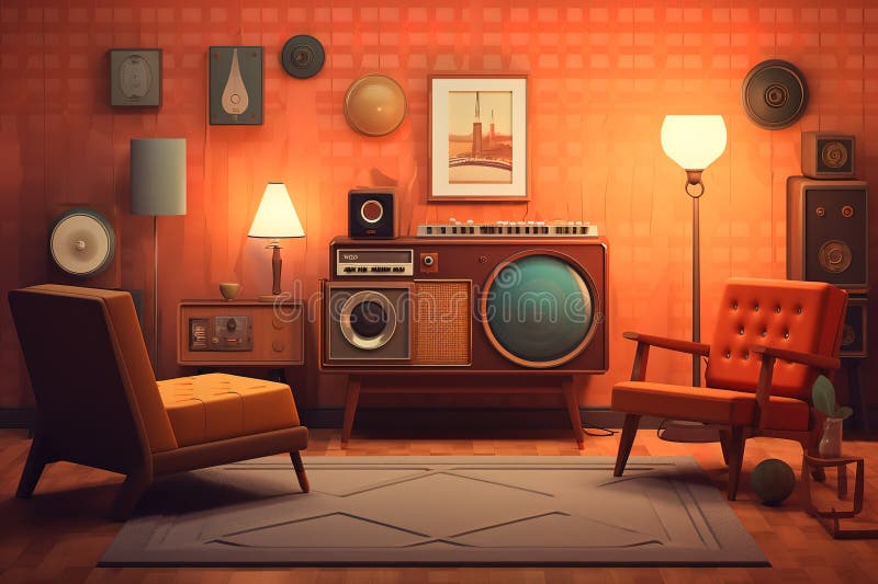 Retro Room: Create a Set of Images that Showcase a Funky, Retro ...