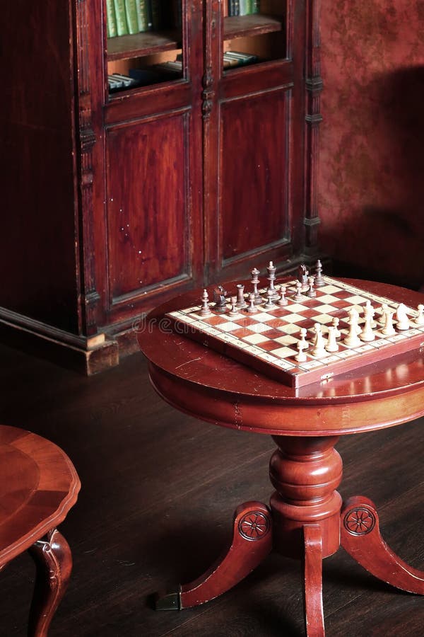 Retro room interior stock photo. Image of lamp, archaic - 46167450