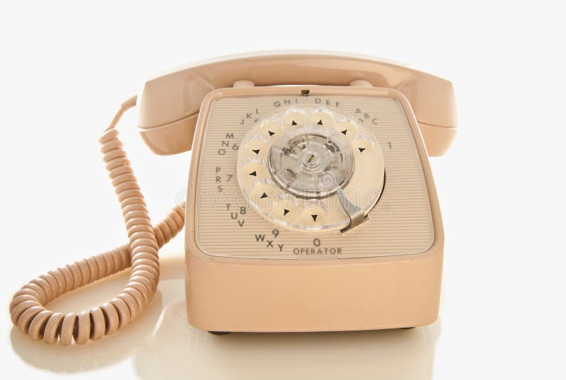 Retro Rotary Telephone stock photo. Image of phone, telecommunications ...