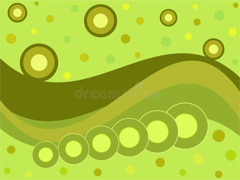 Retro rounds and waves stock vector. Illustration of background - 955019