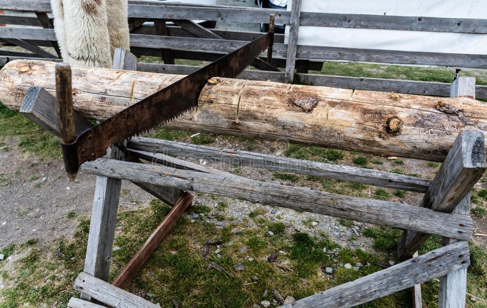 Retro rusty saw mill stock photo. Image of retro, instrument - 300878644