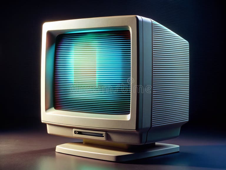 Retro 1980s Computer Programming Screen a Glimpse into Early Software ...