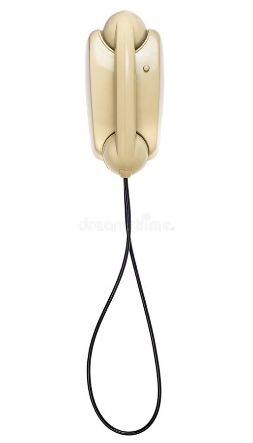 Retro 60s Intercom Isolated Over White Stock Photo - Image of intercom ...