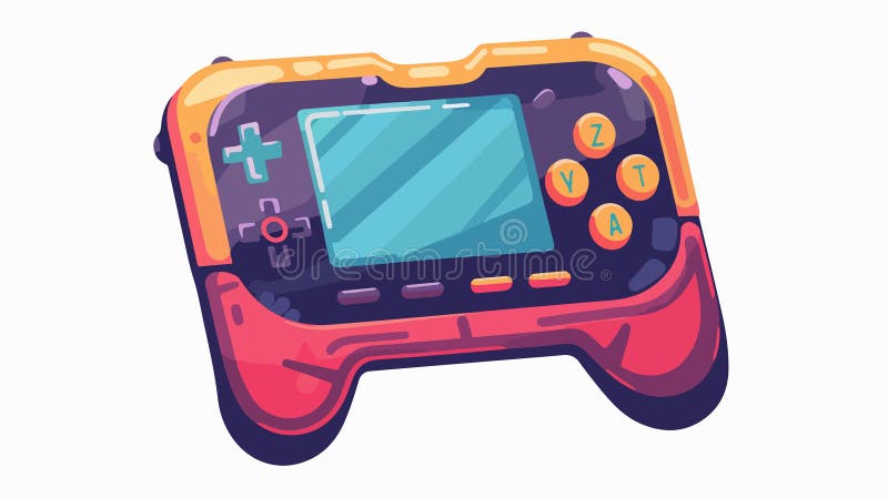 Vintage 90s Game Controller for Mobile Gaming Enthusiasts Stock Vector ...