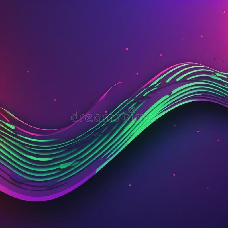 Retro 80s & 90s Style Banner with Noisy Gradient Texture Stock ...