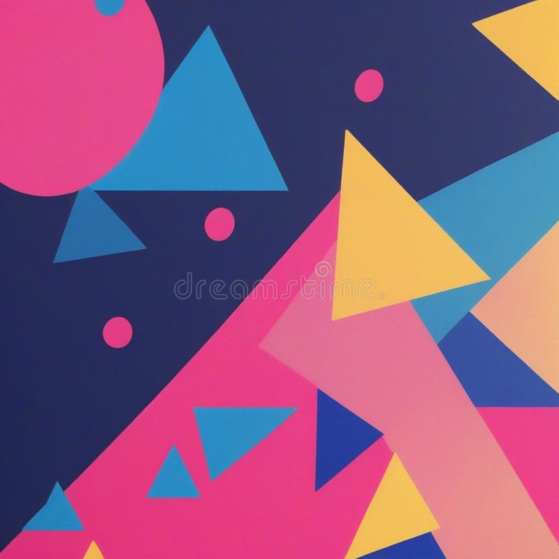 Retro 80s & 90s Style Banner with Noisy Gradient Texture Stock ...