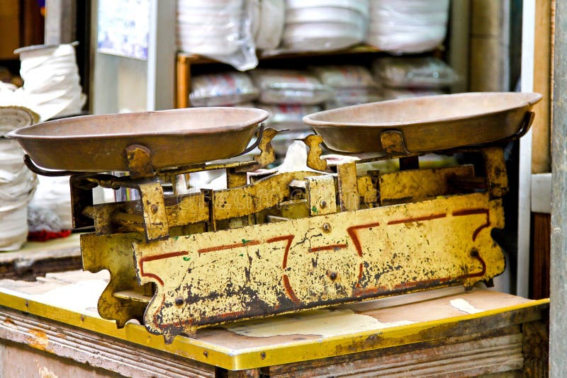 Retro scale stock image. Image of plate, balance, grunge - 15749625