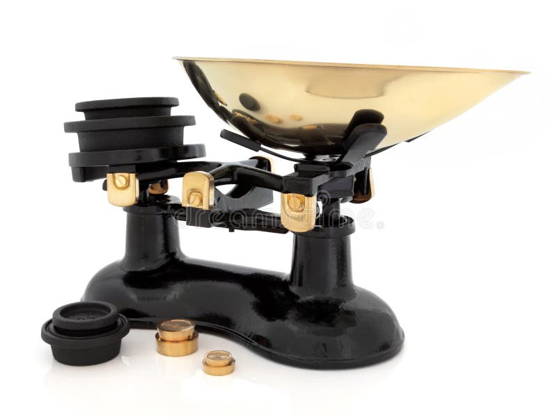 Retro Scales stock photo. Image of cast, fashioned, background - 25495584