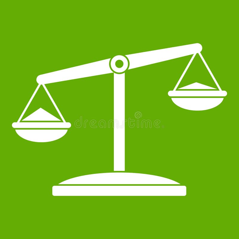 Retro Scales Icon Digital Green Stock Vector - Illustration of ...