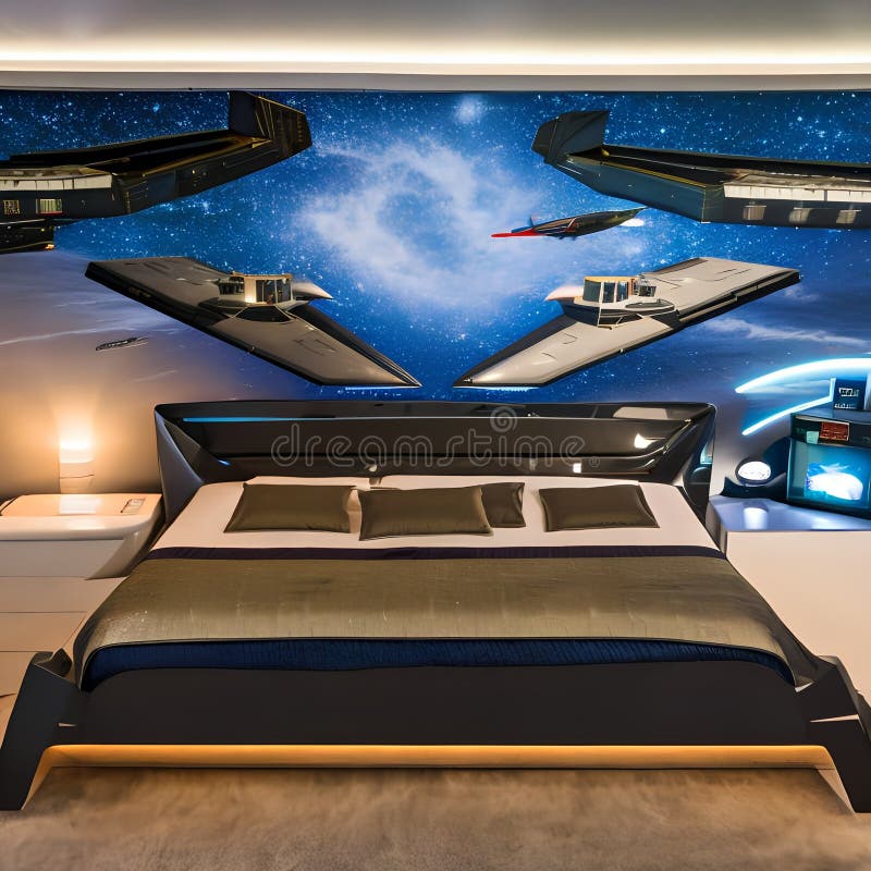 Sci-Fi Spaceship Bedroom: a Futuristic Spaceship-themed Bedroom with ...