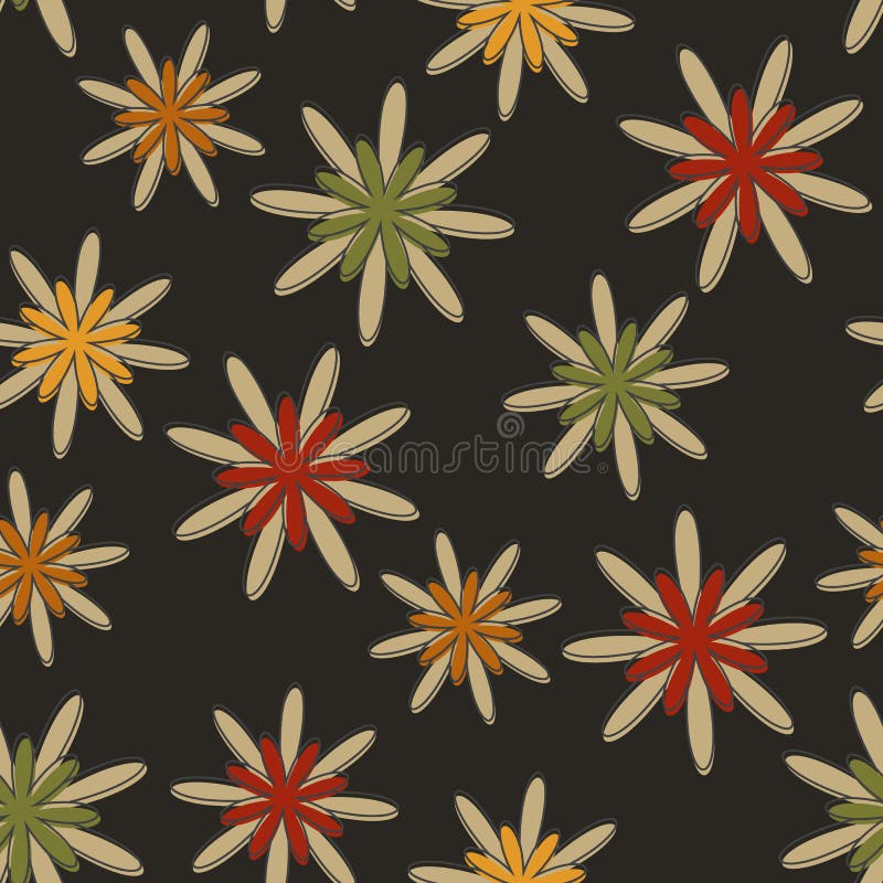 Retro 70s Flower Stock Illustrations – 24,771 Retro 70s Flower Stock ...