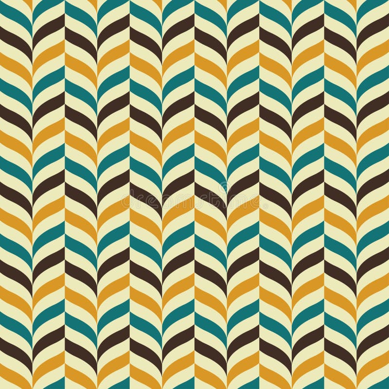 Retro Seamless Geometric Pattern. Stock Vector - Illustration of ...