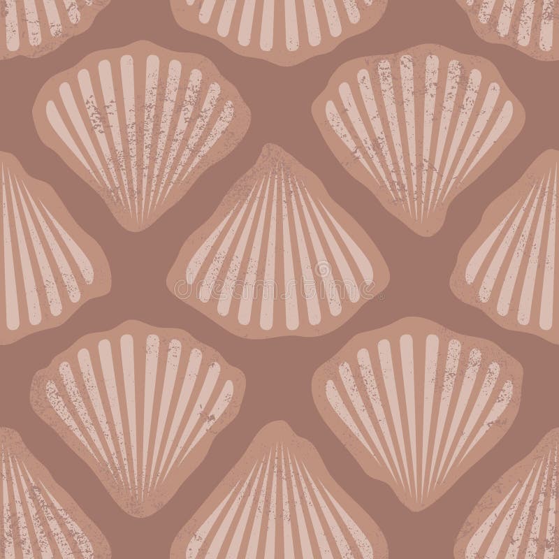 Marine Pattern with Starfish and Waves Stock Vector - Illustration of ...