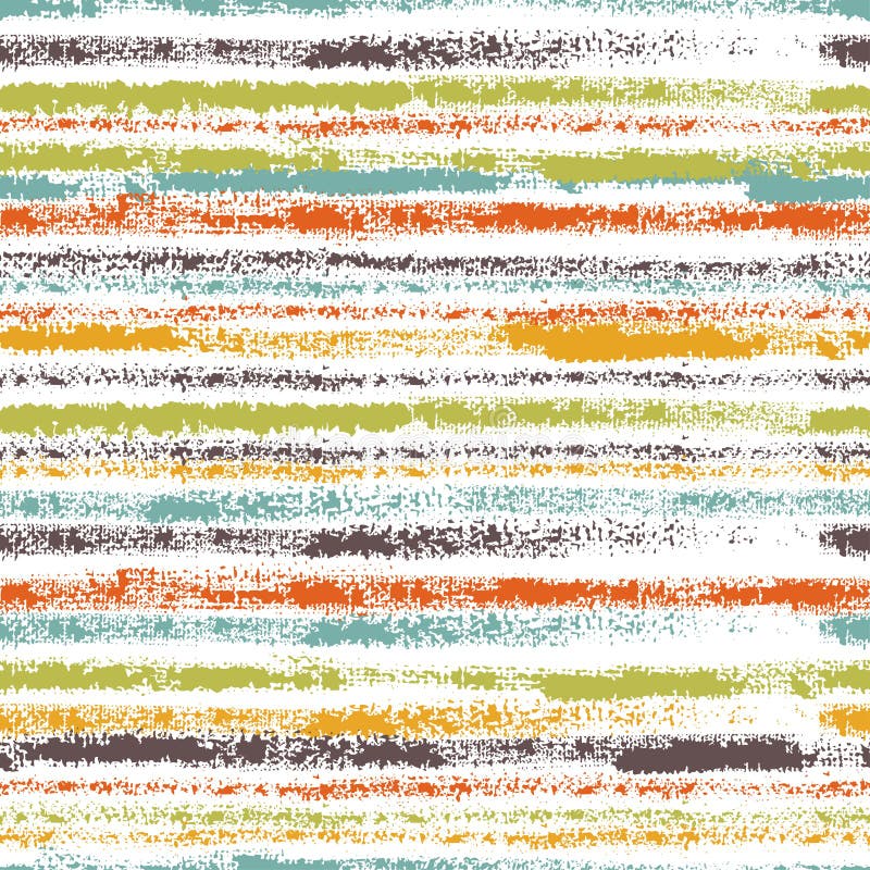 Retro Seamless Pattern with Stripes Stock Vector - Illustration of ...