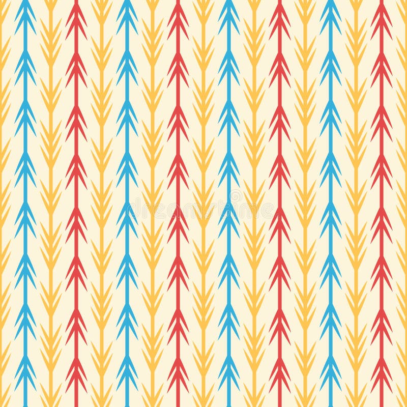 Retro Seamless Pattern. Vector Illustration Stock Vector - Illustration ...