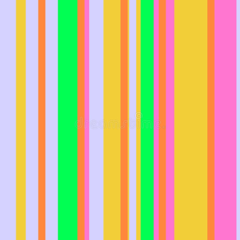 Retro Seamless Stripe Pattern with Bright Colors Stock Vector ...