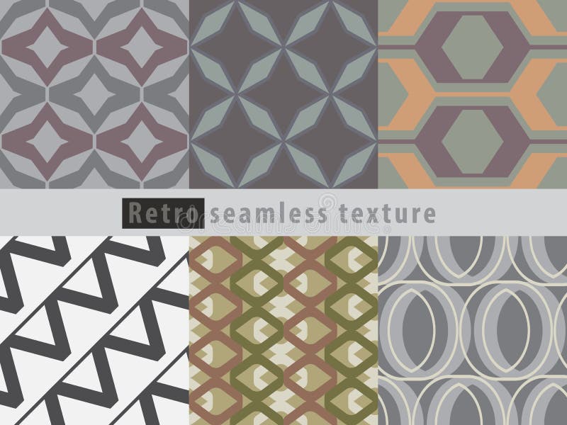 Retro seamless texture stock vector. Illustration of modern - 35542838