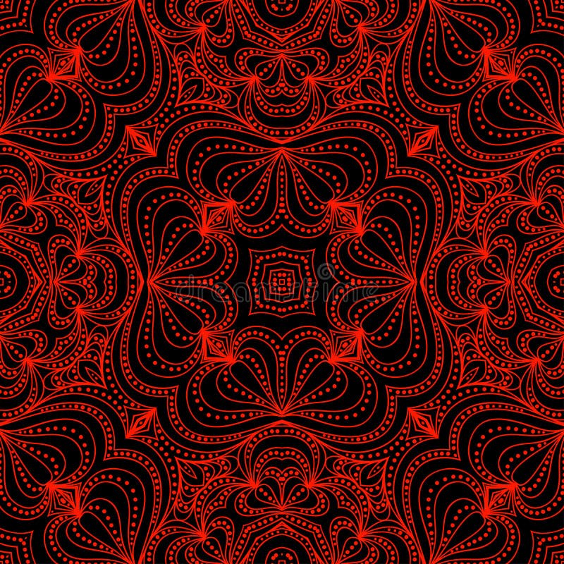 Retro Seamless Vector Wallpaper Stock Vector - Illustration of fashion ...