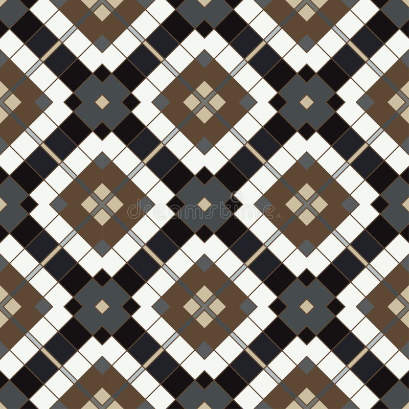 Retro Seamless Vector Wallpaper Stock Vector - Illustration of shape ...