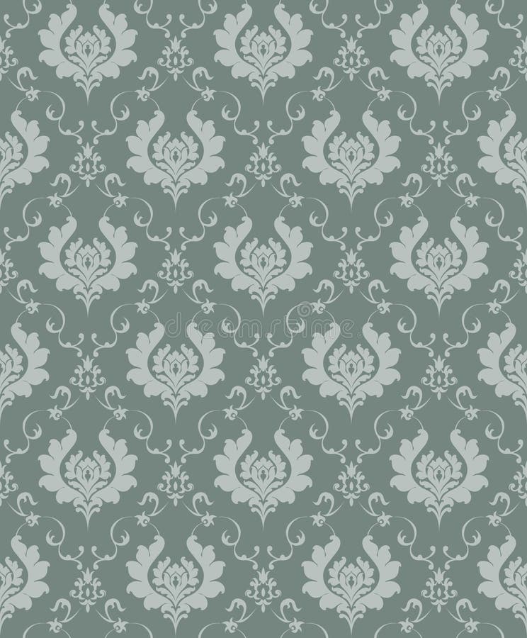 Seamless Vintage. Wallpaper Pattern Stock Vector - Illustration of ...