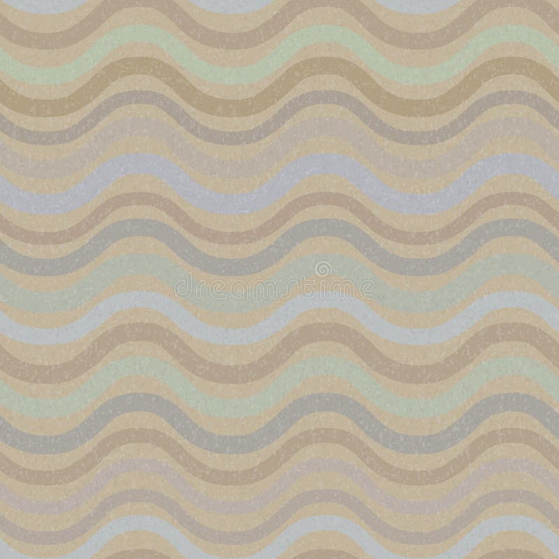 Seamless Wave Pattern. Curved Shapes Background. Regular Gray Texture ...