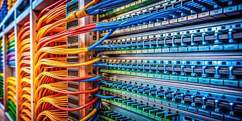 Data Network Server Cabinet Stock Illustrations – 2,053 Data Network ...