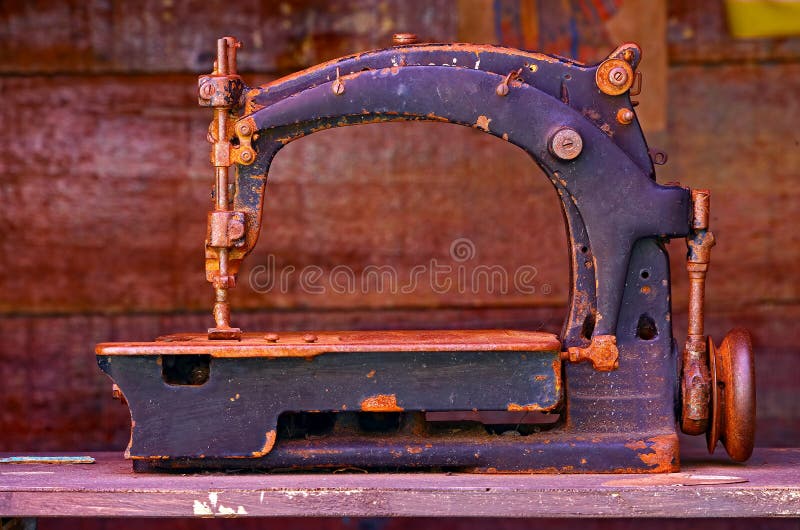 Retro sewing machine stock image. Image of vintage, retro - 132641193