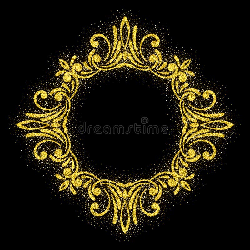 Retro Shiny Frame or Border. Vector Illustration. Stock Vector ...