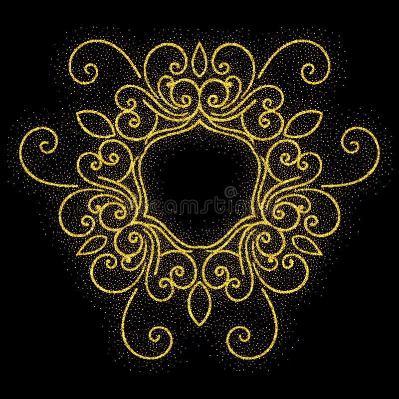 Retro Shiny Frame or Border. Vector Illustration. Stock Vector ...