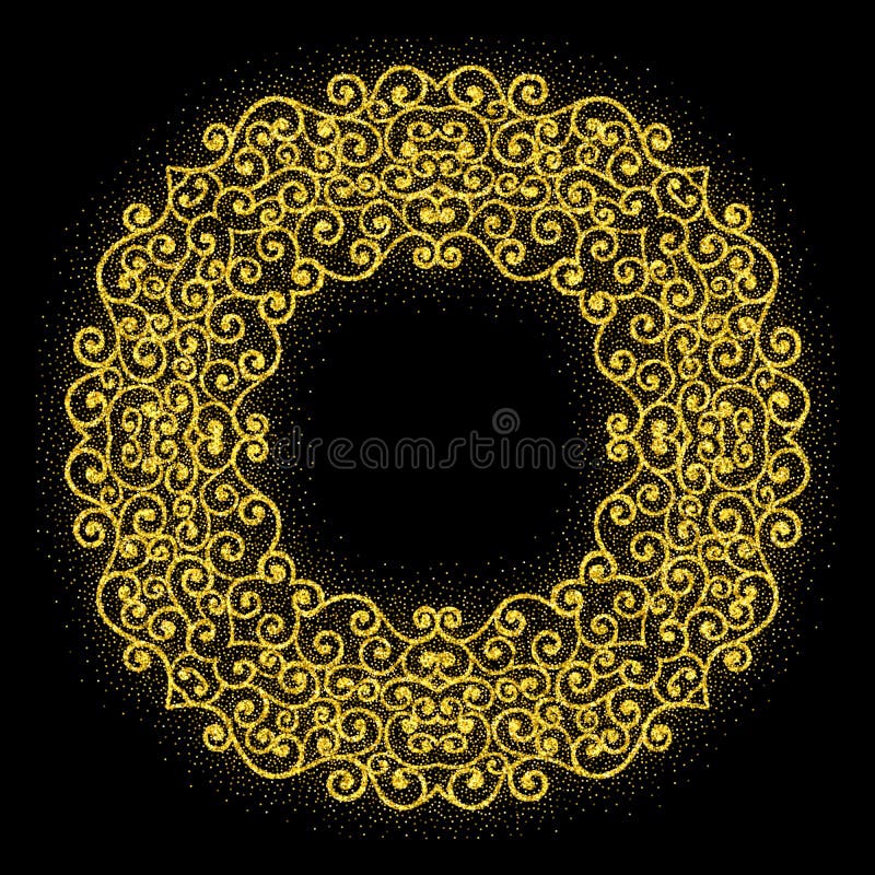 Retro Shiny Frame or Border. Vector Illustration. Stock Vector ...