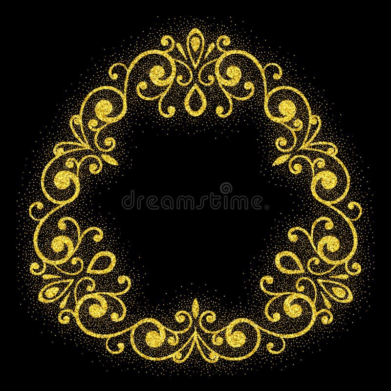 Retro Shiny Frame or Border. Vector Illustration. Stock Vector ...