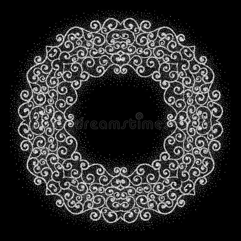 Retro Shiny Frame or Border. Vector Illustration. Stock Vector ...