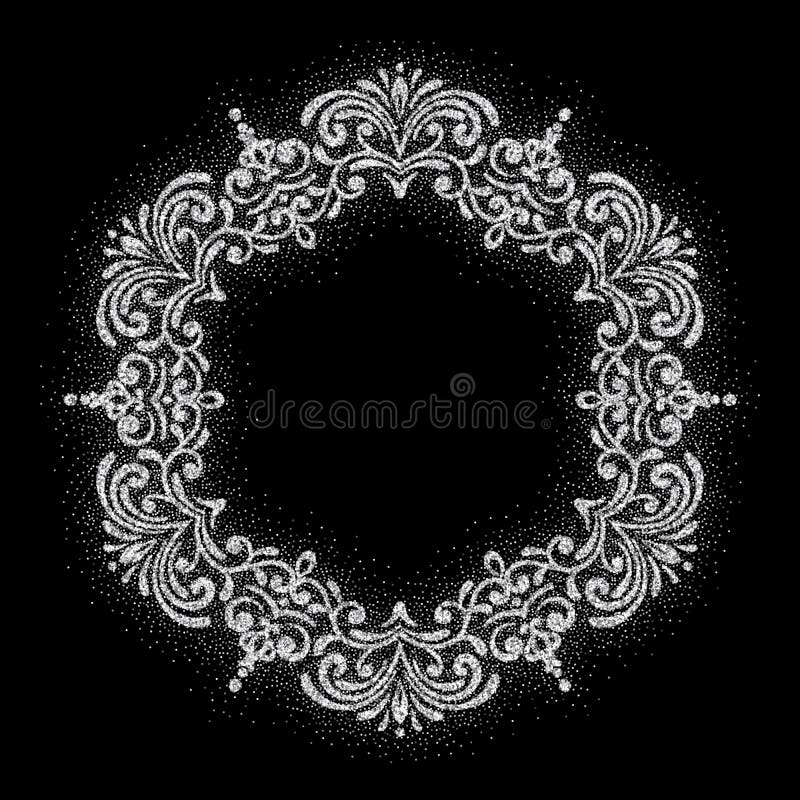 Retro Shiny Frame or Border. Vector Illustration. Stock Vector ...