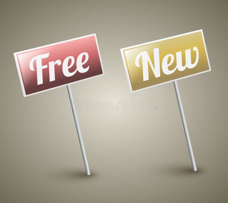 Sign Up Now Free Website Icon Button Set Stock Vector - Illustration of ...