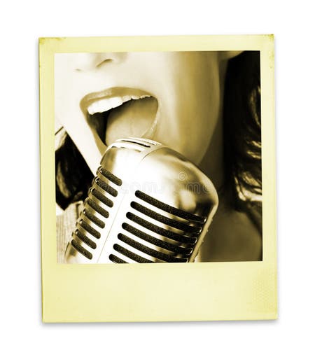 Retro Singer stock photo. Image of perform, concert, elvis - 1299738
