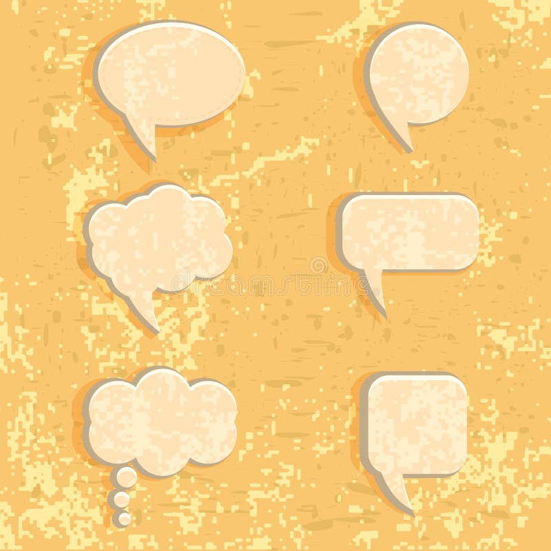 Retro speech bubble stock vector. Illustration of isolated - 259148047