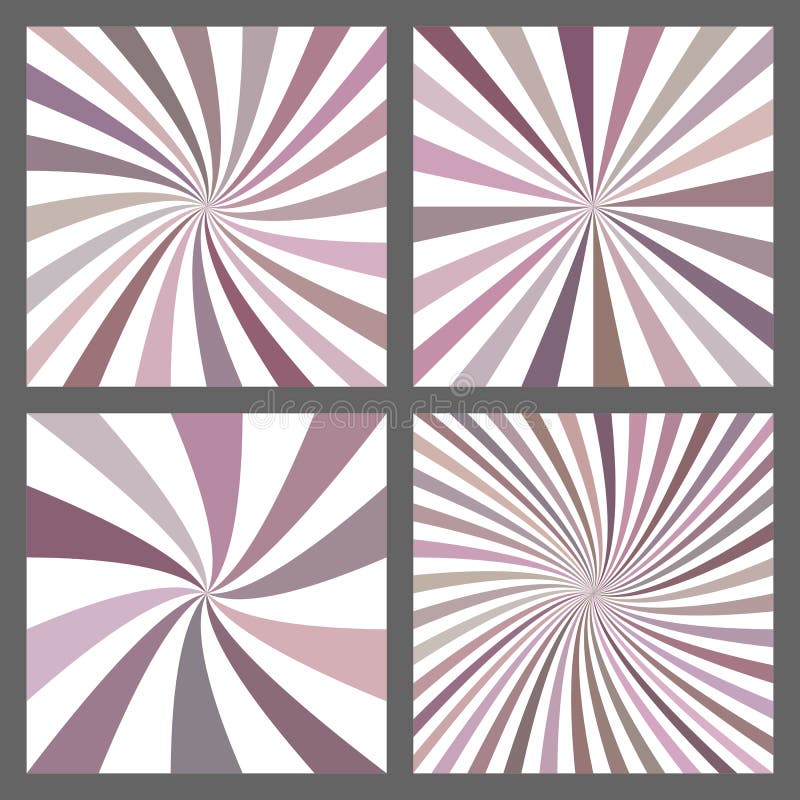 Retro Spiral and Square Pattern Stock Vector - Illustration of retro ...
