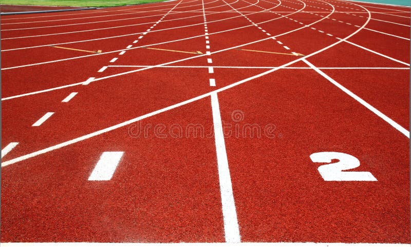 Retro sport running track stock image. Image of school - 24614827