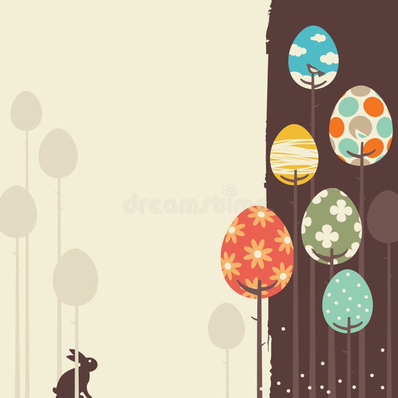 Retro Spring Design stock vector. Illustration of bird - 10265461