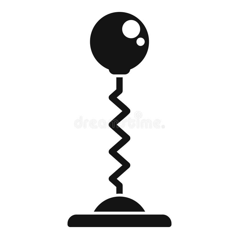 Retro Spring Desk Microphone Icon Stock Vector - Illustration of ...